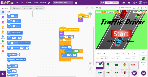 Traffic Driver Game - Codeavour 2022